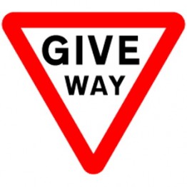Give Way Signs, Road Markings and Rules