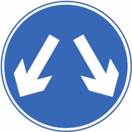 Blue Road Signs