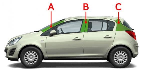 Car A Pillar Diagram